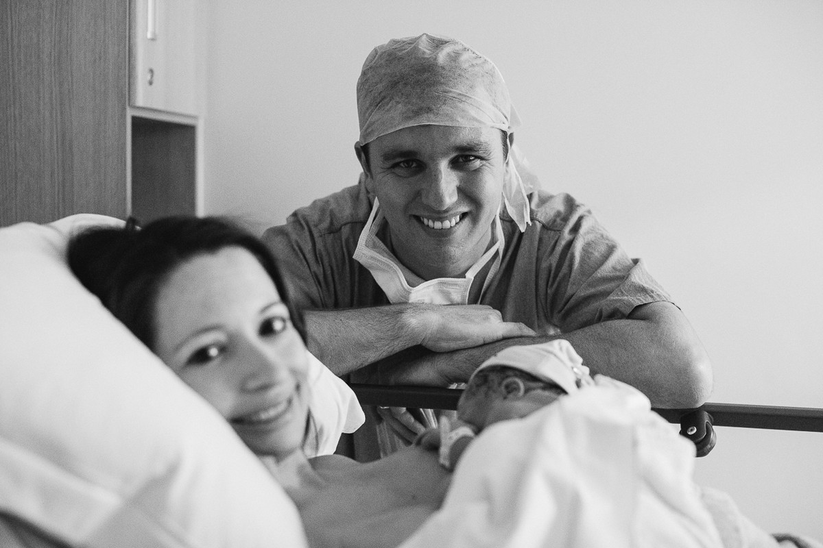 FOTOGRAFIA DE PARTO - Nascimento Victor - MATERNIDADE ALBERT EINSTEIN - SP