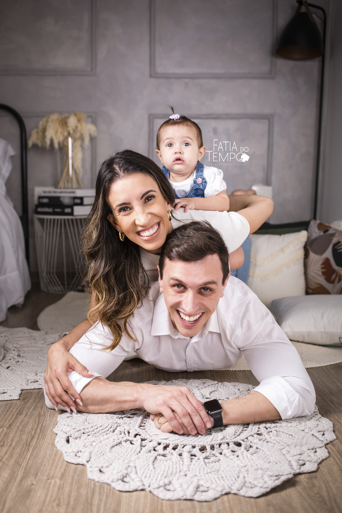 Ensaio de Família - Ensaio de familia Ju, Douglas e Bella - Estúdio Fatia do tempo