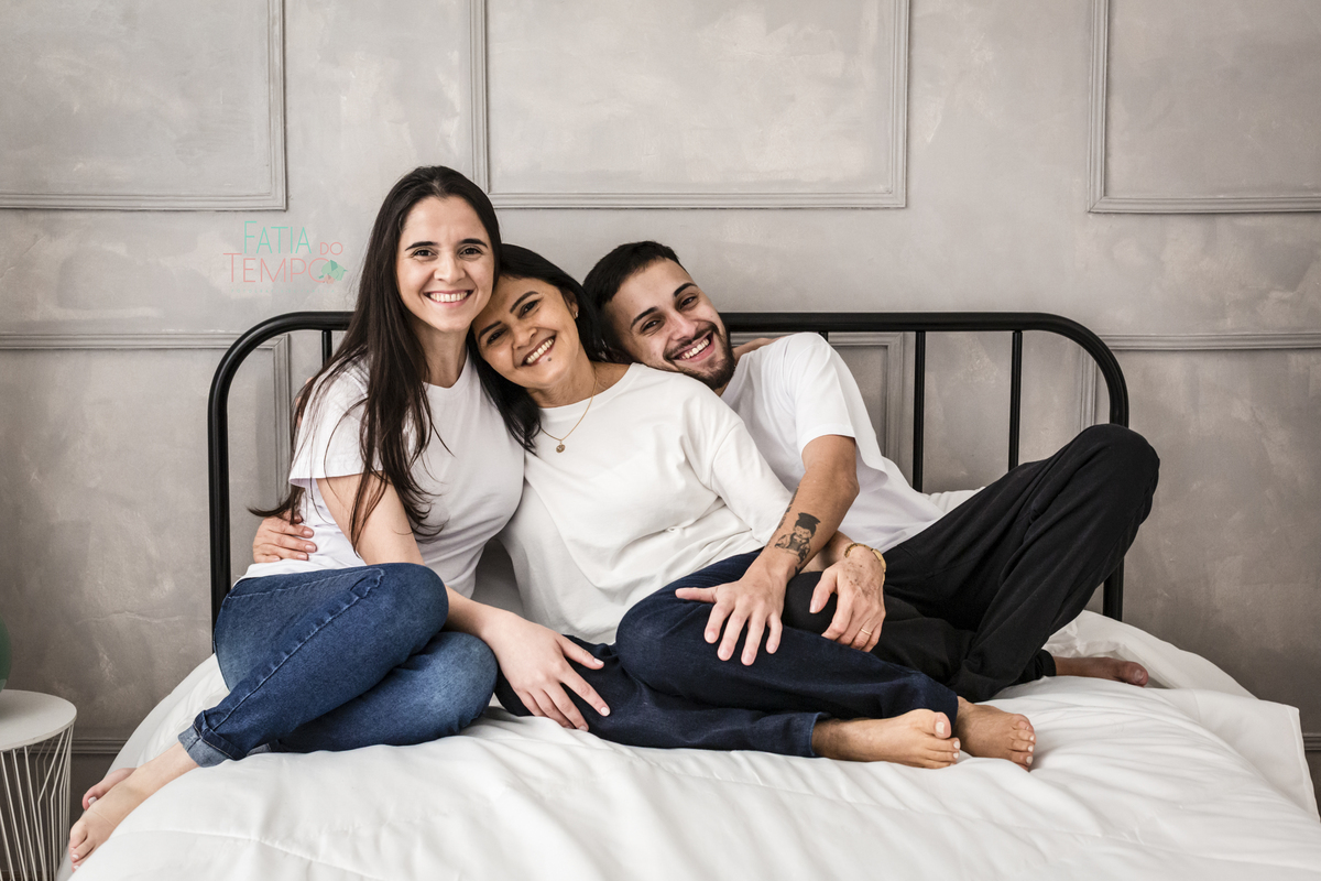 Ensaio de Família - Ensaio estudio lifestyle Familia Jacqueline - Estúdio Fatia do tempo