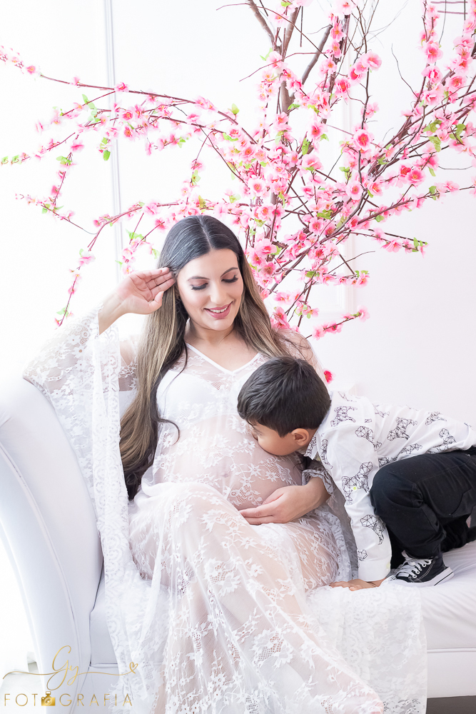 Ensaio gestante - Glauciene - Estúdio