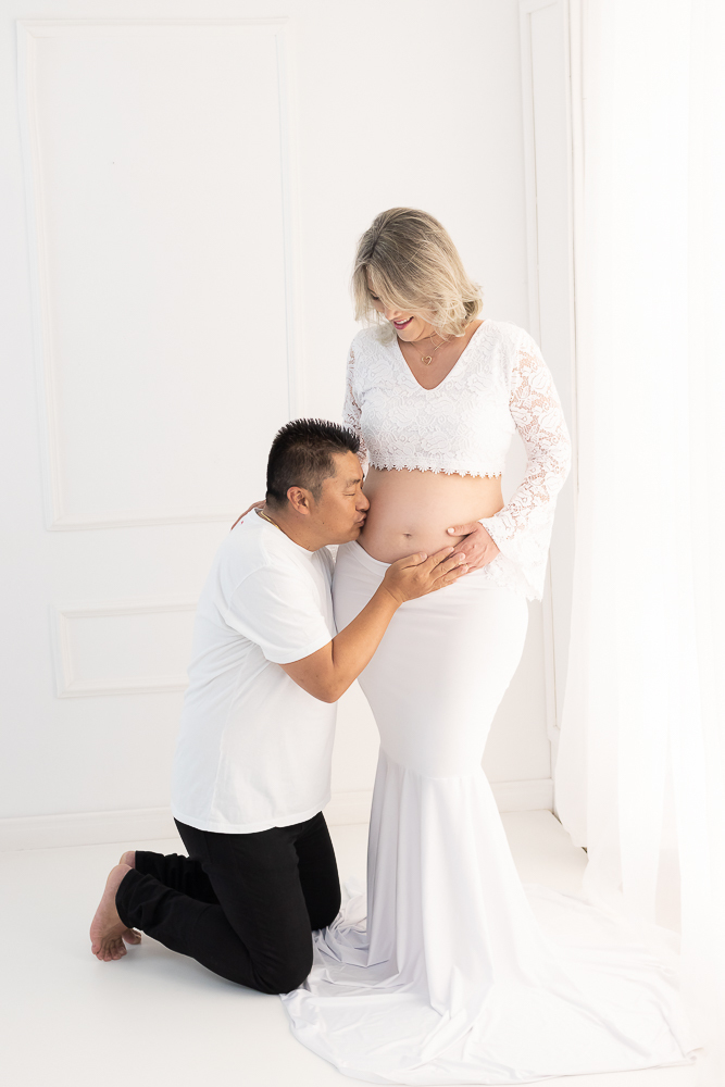 Ensaio gestante - Raquel - Estúdio