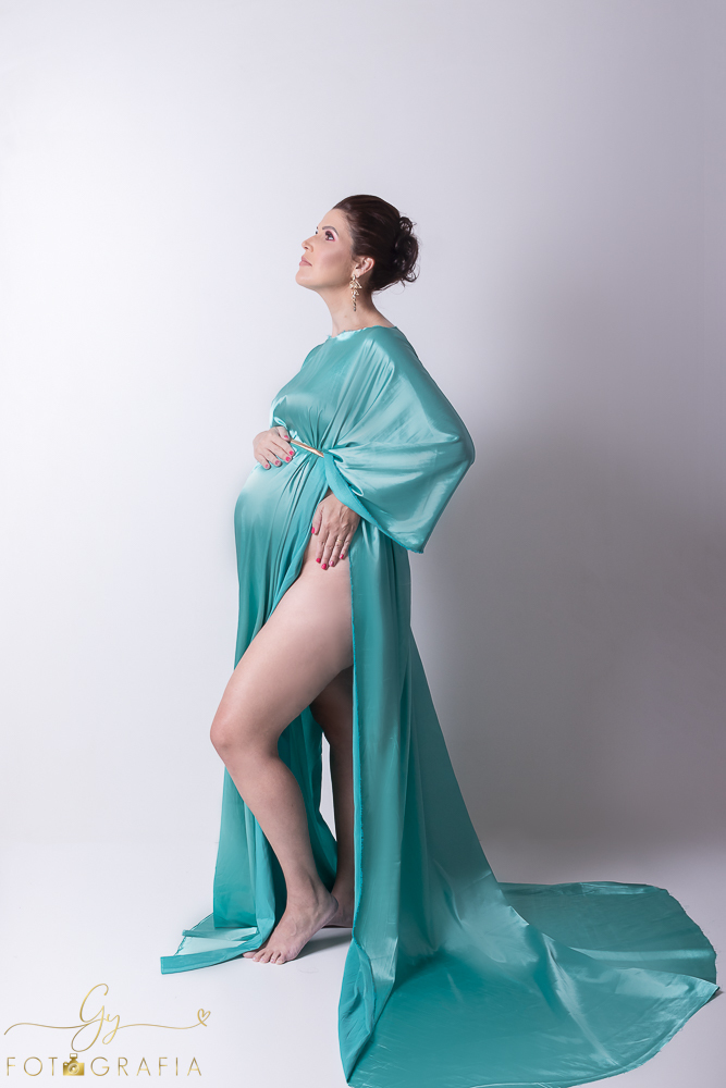 Ensaio gestante - Thais - Estúdio