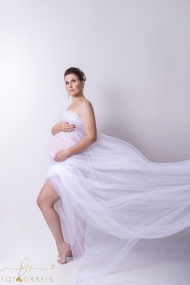 Ensaio gestante - Thais - Estúdio