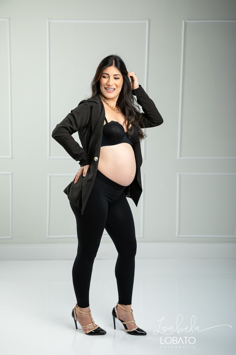 Gestante - Ensaio Gestante - Doce Espera - Estúdio Fotográfico Isabela Lobato