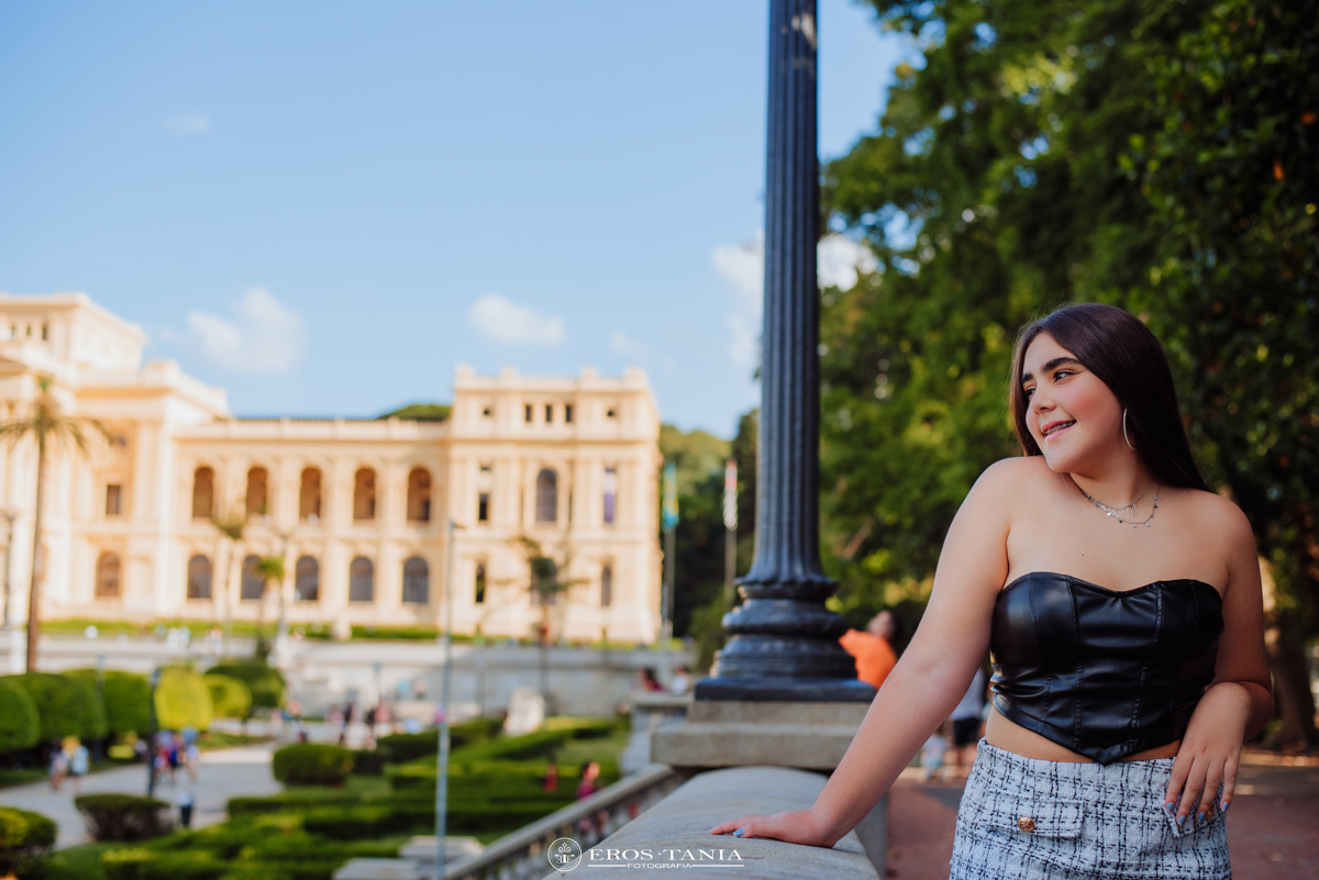 Ensaio de Debutante - Emilly 15 anos - Parque da Independência- Museu do Ipiranga