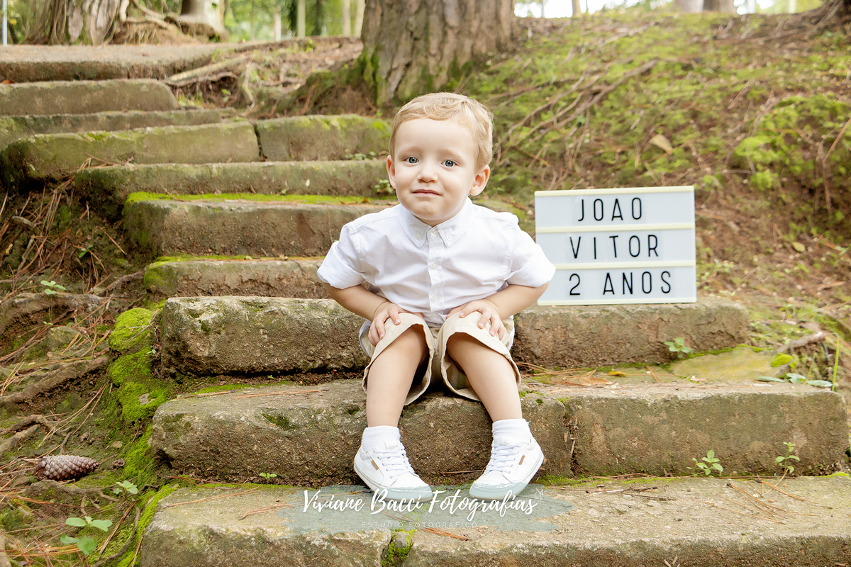 Ensaio - João Vitor 2 anos - Ensaio Família - Parque Celso Daniel