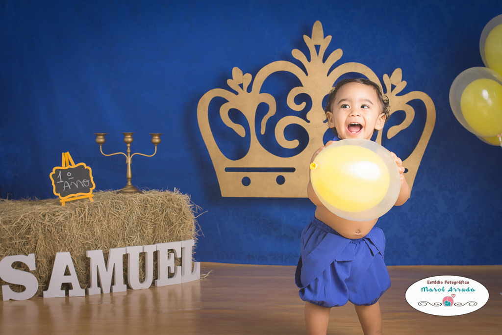 Smash - Ensaio Smash the Cake - Samuel - Estúdio Fotográfico Marol Arruda