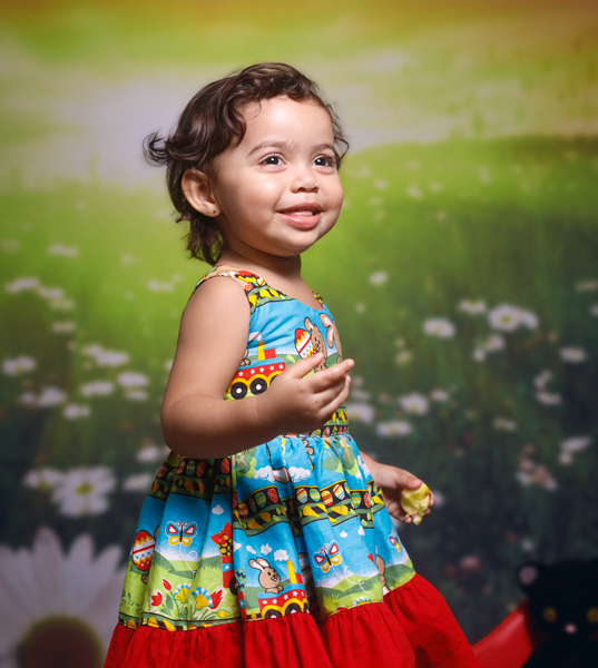 Infantil - Ensaio da Lisa (2 Aninhos) - Estúdio