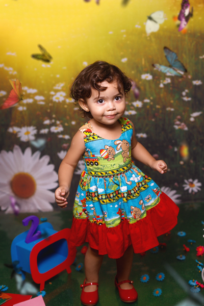 Infantil - Ensaio da Lisa (2 Aninhos) - Estúdio