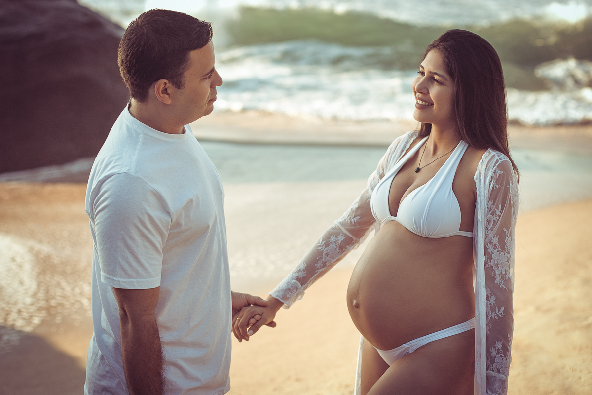 Ensaio Gestante - Ensaio Gestante Samara Mello - Prainha