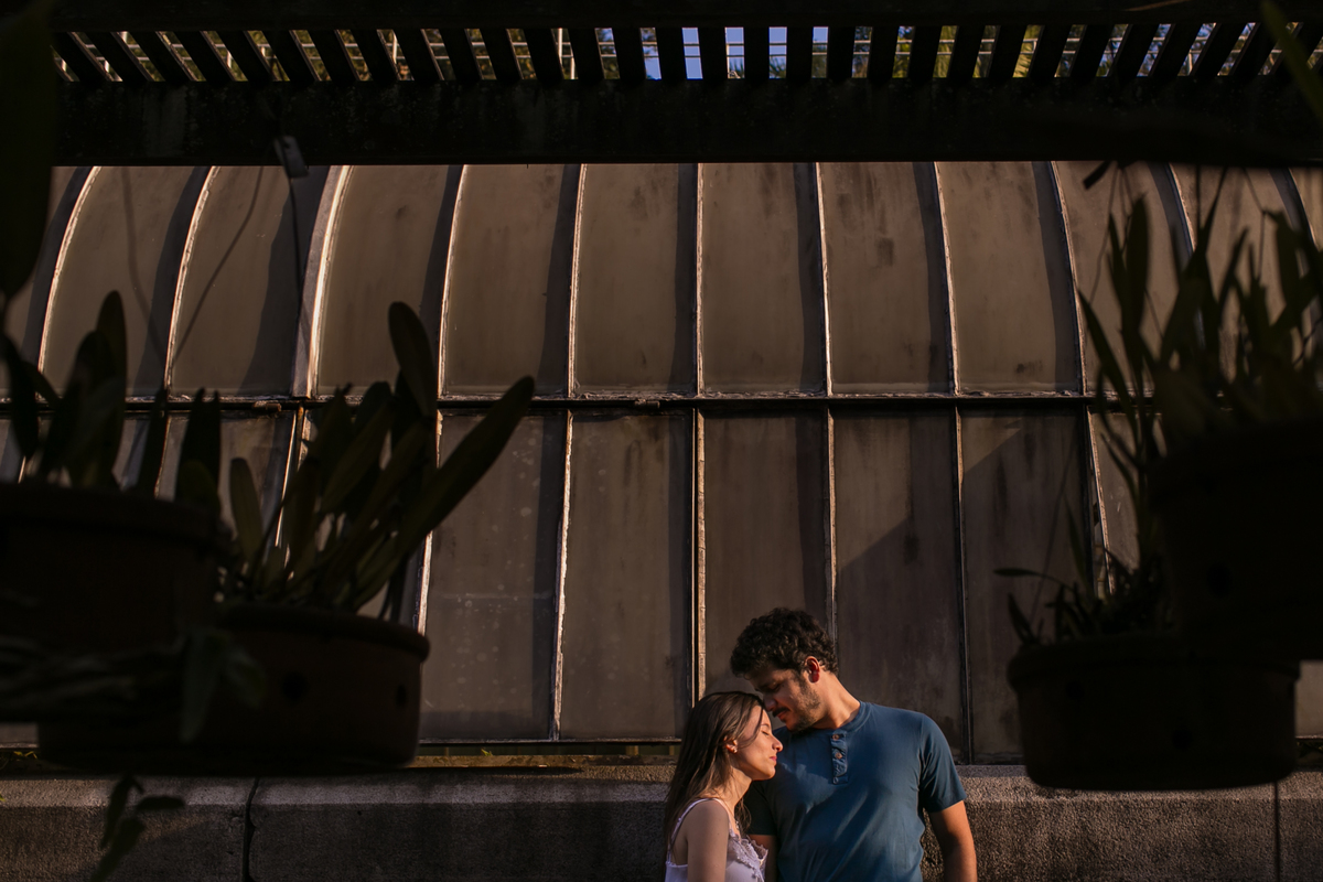 ENSAIOS - Tati e Gui - Pré Wedding - Jardim Botânico - SP