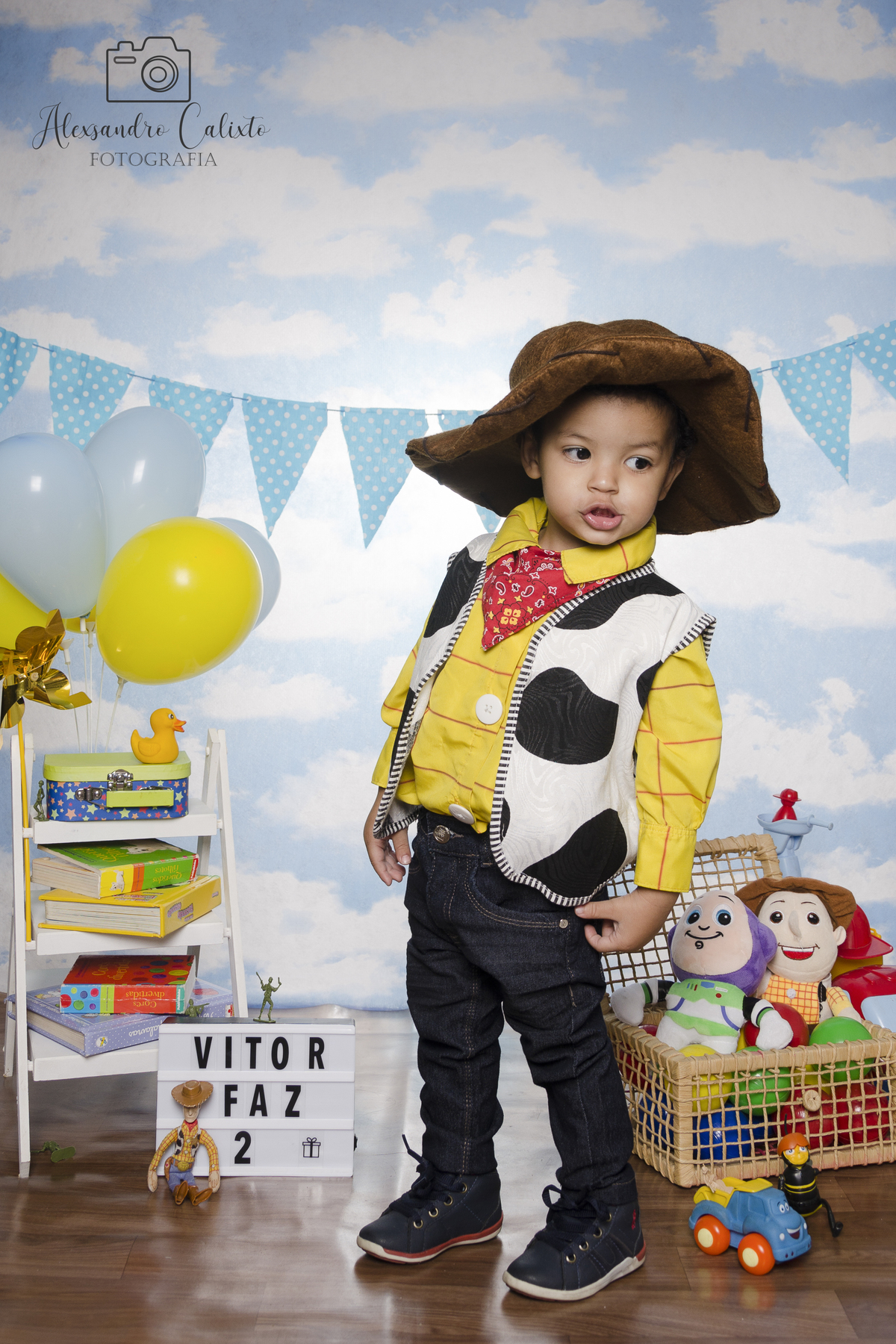 Mini Ensaios Infantis - Mini Ensaio - Vitor Toy Story 2 Anos