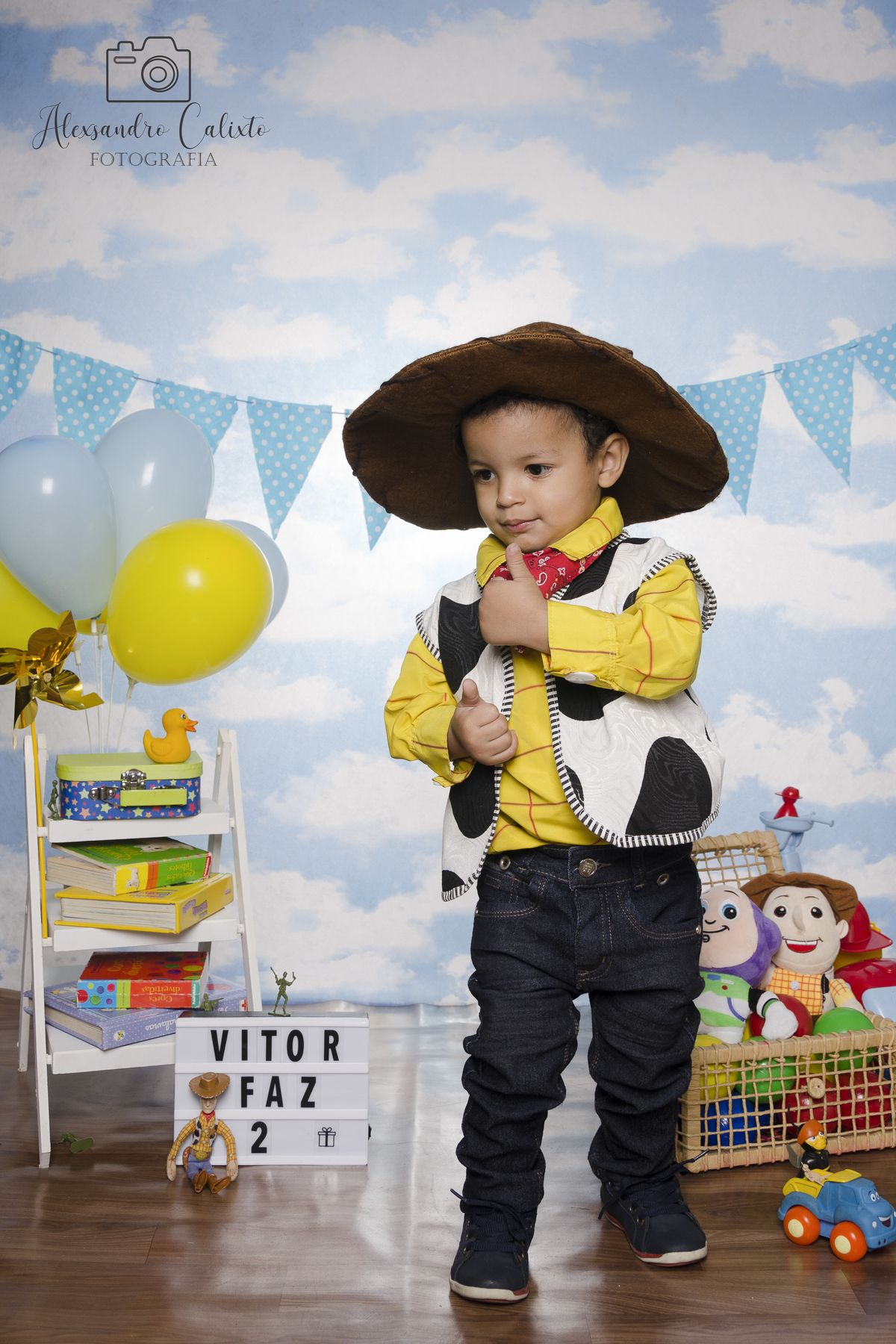 Mini Ensaios Infantis - Mini Ensaio - Vitor Toy Story 2 Anos