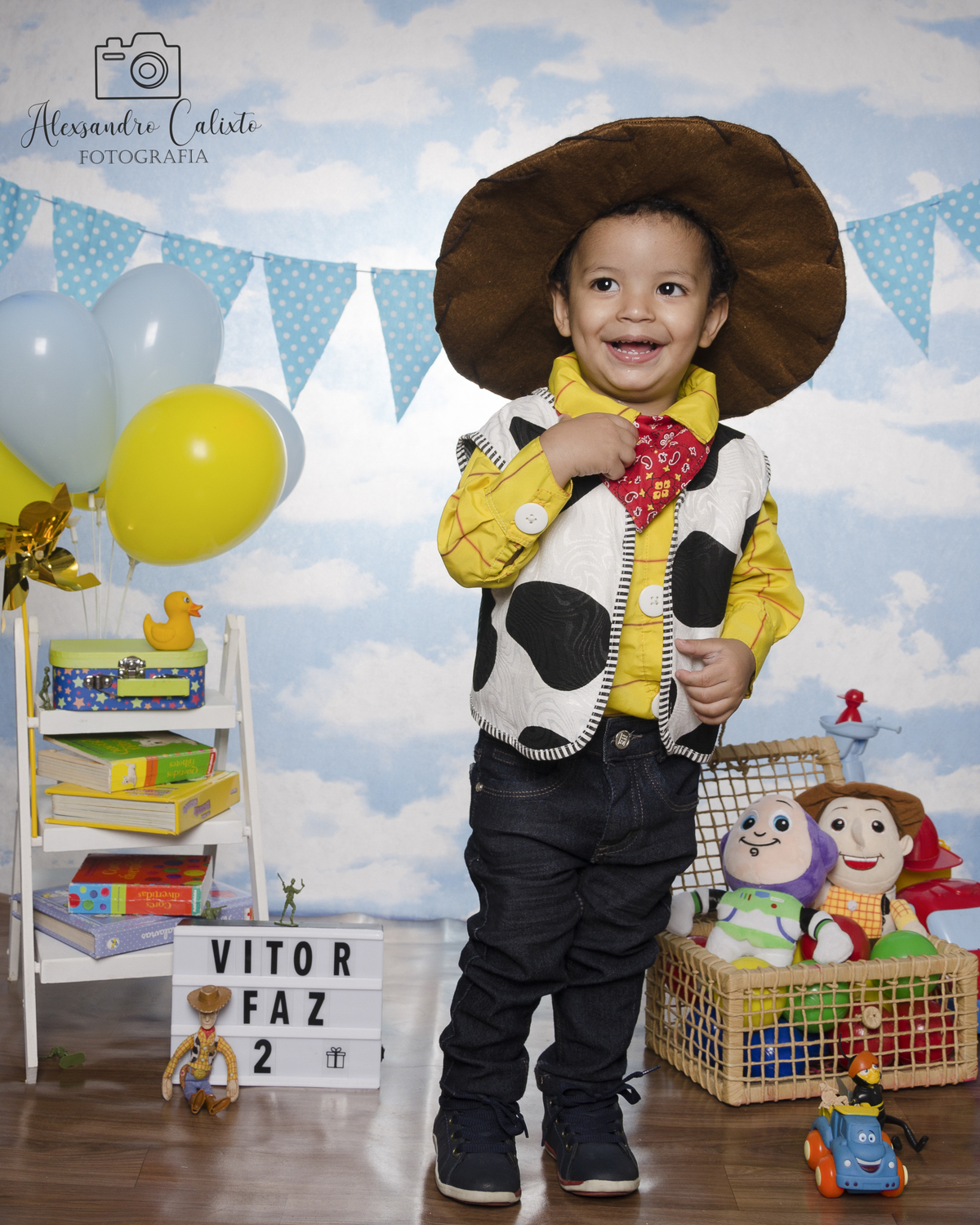 Mini Ensaios Infantis - Mini Ensaio - Vitor Toy Story 2 Anos