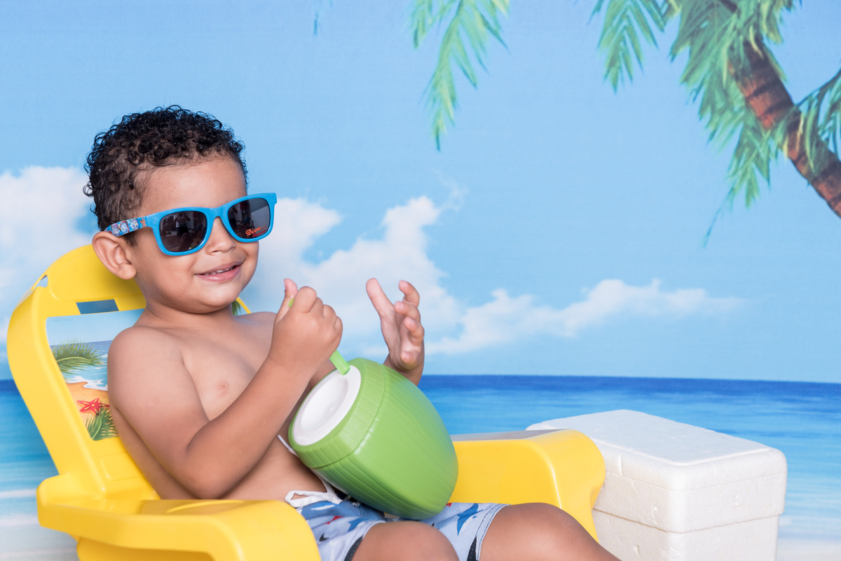 Mini Ensaios Infantis - Mini Ensaio de Verão - Vitor