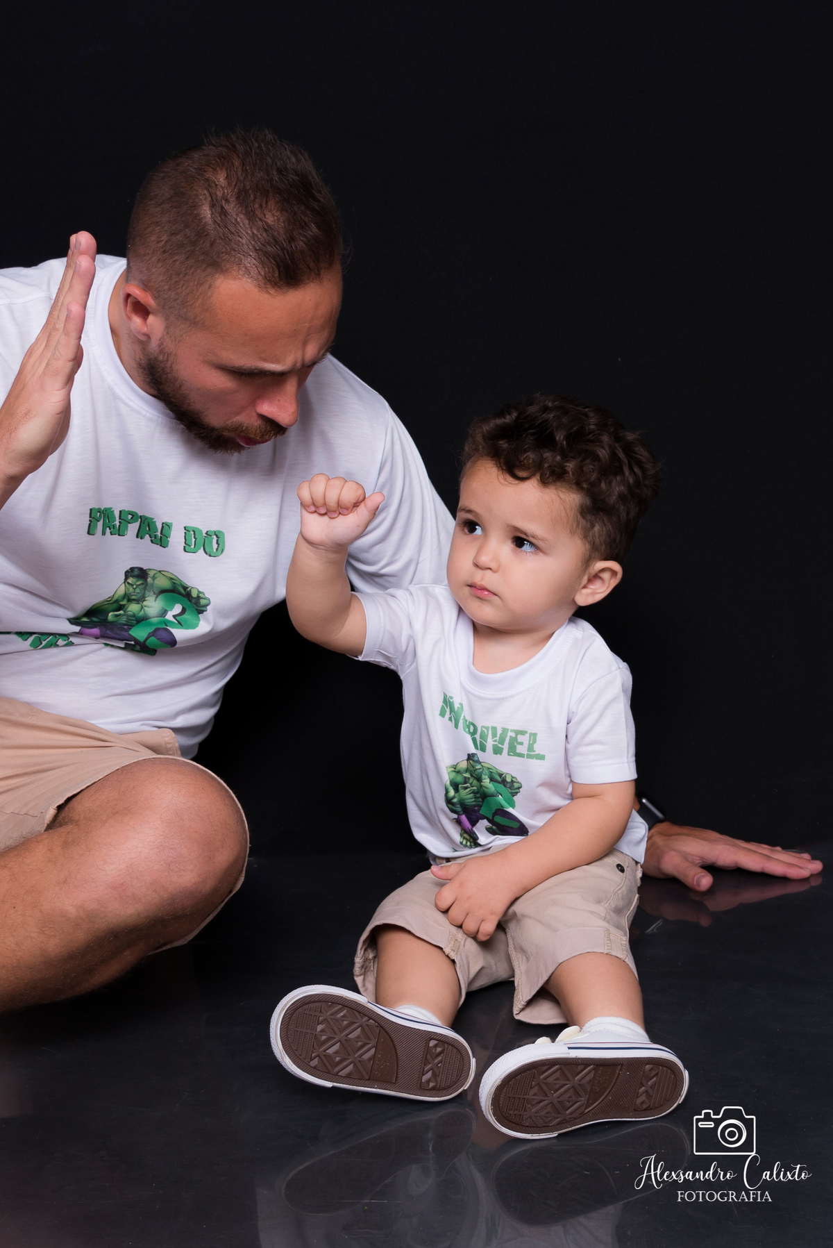 Mini Ensaios Infantis - Ensaio de 2 Anos - Miguel - Incrível Hulk