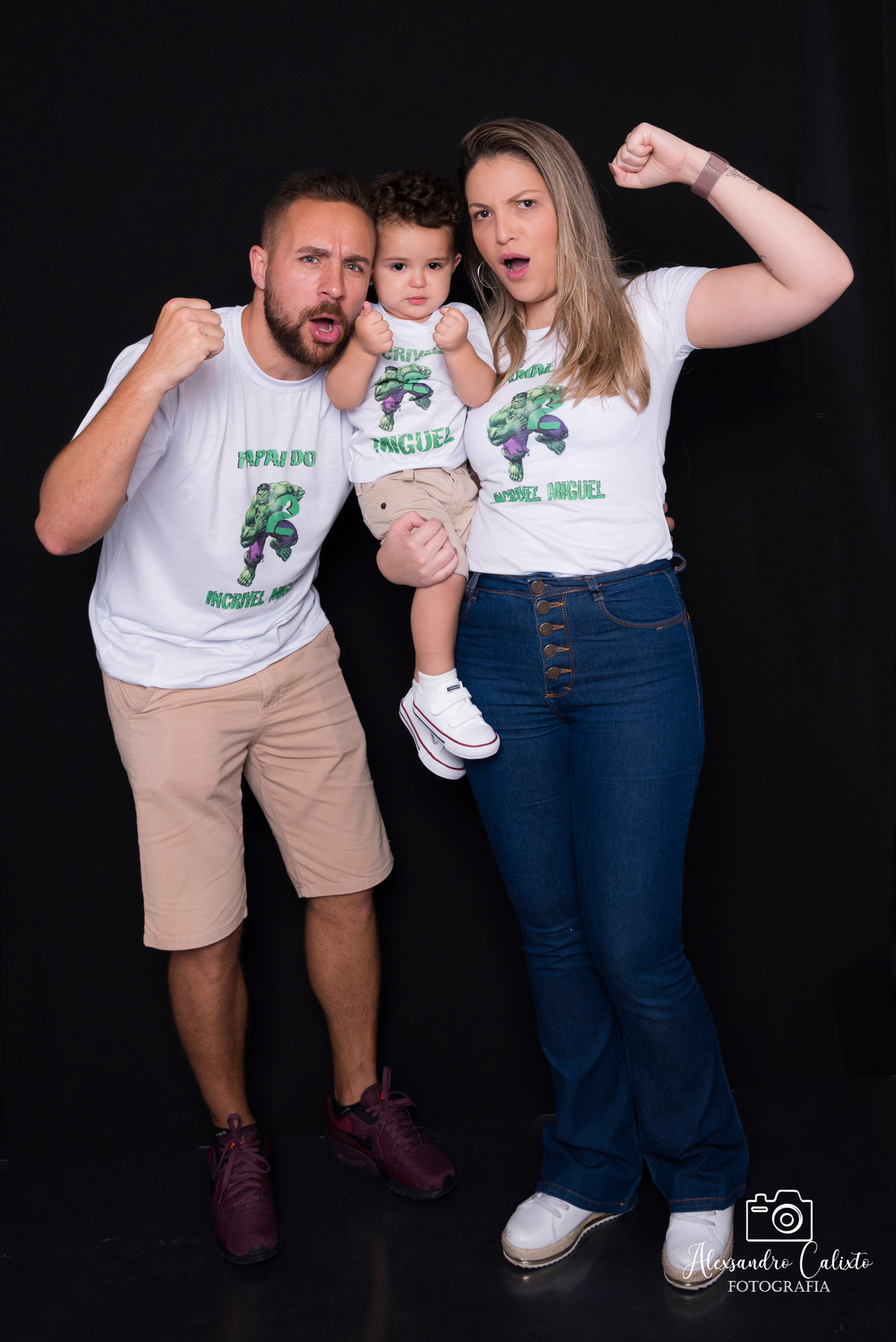 Mini Ensaios Infantis - Ensaio de 2 Anos - Miguel - Incrível Hulk