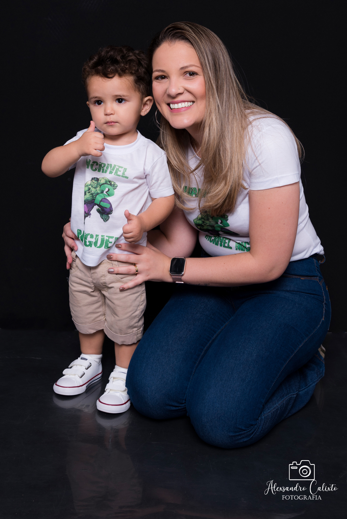 Mini Ensaios Infantis - Ensaio de 2 Anos - Miguel - Incrível Hulk