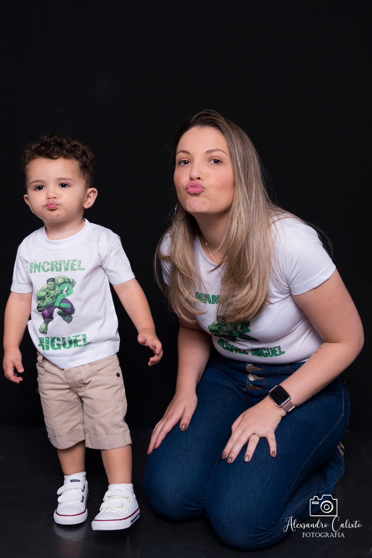 Mini Ensaios Infantis - Ensaio de 2 Anos - Miguel - Incrível Hulk