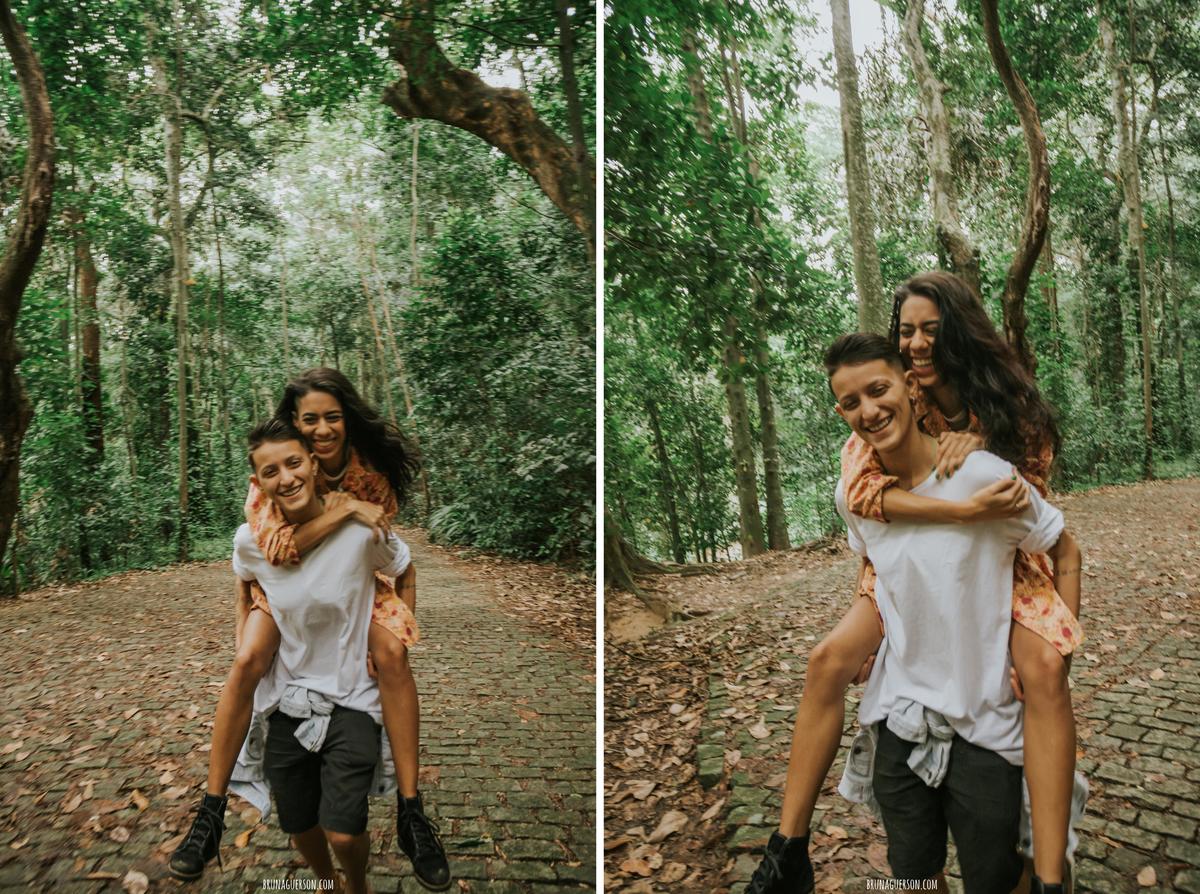 Casal - Ensaio de Casal no Parque Lage: Natallia + Vitor - Parque Lage- Rio de Janeiro