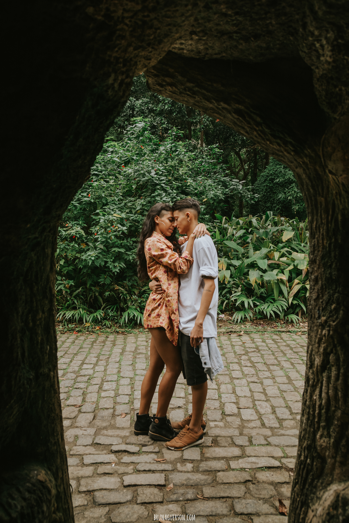 Casal - Ensaio de Casal no Parque Lage: Natallia + Vitor - Parque Lage- Rio de Janeiro